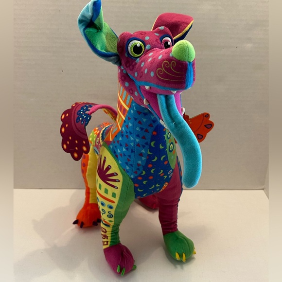Disney | Toys | Disney Pixar Coco Dante Alebrije Dog Spirit Plush ...